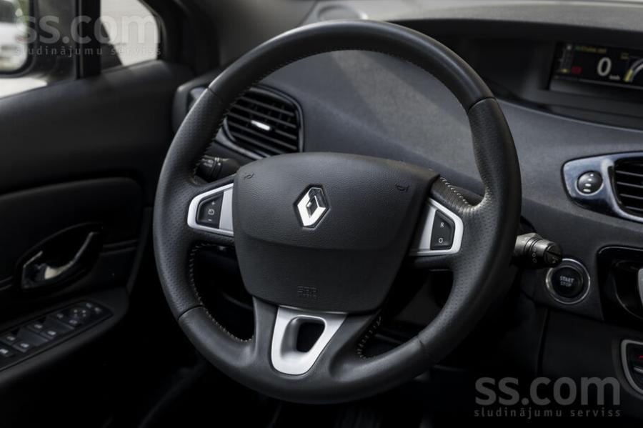 Melns Renault Scenic 2012 Jelgava, ar dzinēja tilpumu 1.60 L un nobraukumu 220 tūkst. km par 4450 €, foto 11 vietnē AUTOMOTO.COM.LV