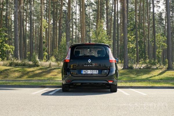 Black Renault Scenic 2013 in Riga, with an engine capacity of 1.50 L and mileage of 331 thousand km for 3490 €, photo 6 on AUTOMOTO.COM.LV