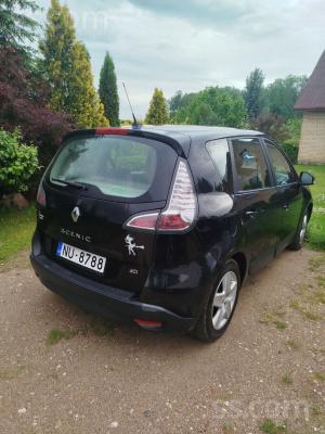 Black Renault Scenic 2013 in Jelgava, with an engine capacity of 1.50 L and mileage of 197 thousand km for 4300 €, photo  on AUTOMOTO.COM.LV