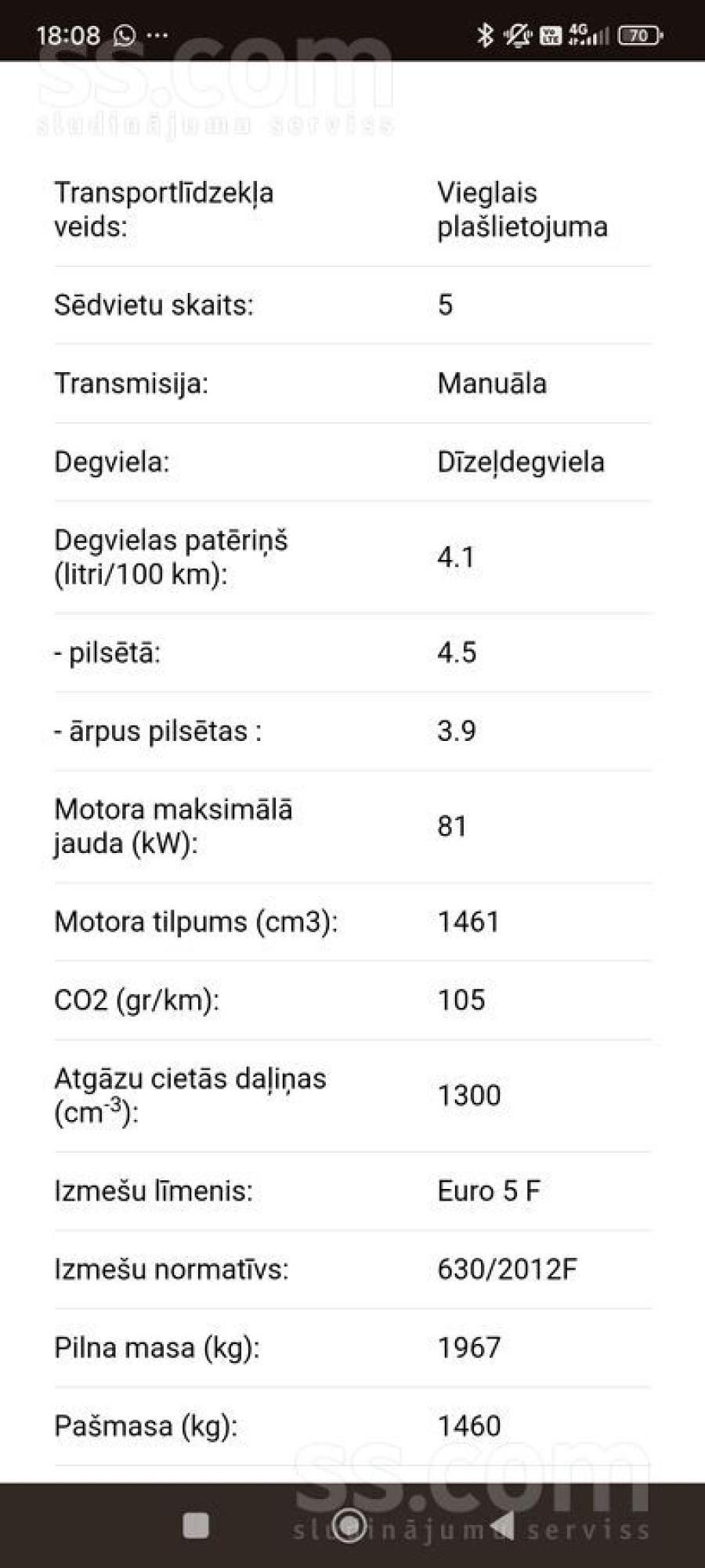 Черный Рено Сценик 2013 в Елгава, объемом двигателя 1.50 л и пробегом 197 тыс. км за 4300 €, фото 5 на AUTOMOTO.COM.LV