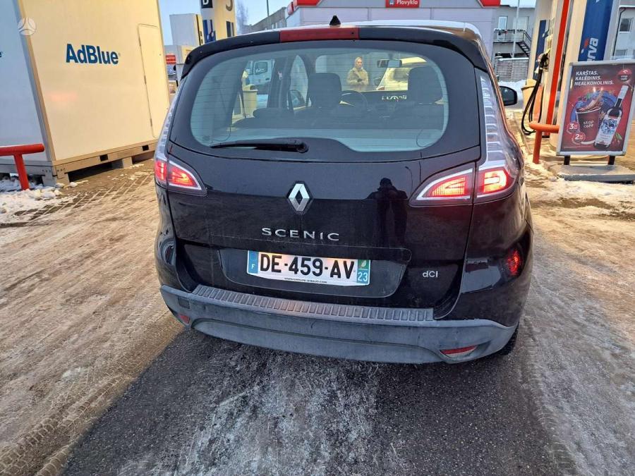 Melns Renault Scenic 2014 Tauragė, ar dzinēja tilpumu 1.50 L un nobraukumu 224 tūkst. km par 3950 €, foto 4 vietnē AUTOMOTO.COM.LV
