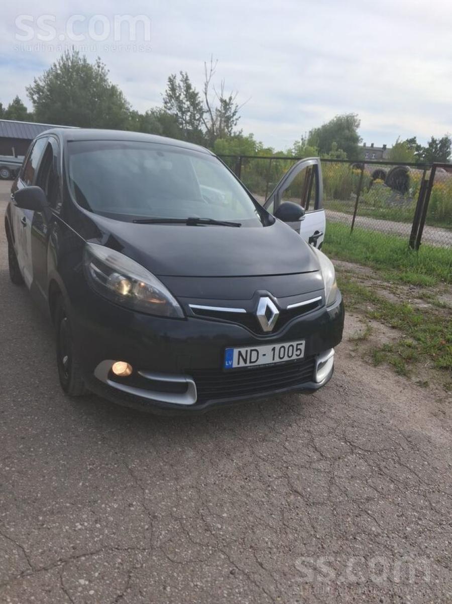 Black Renault Scenic 2016 in Jelgava, with an engine capacity of 1.50 L and mileage of 0 thousand km for 2500 €, photo 4 on AUTOMOTO.COM.LV
