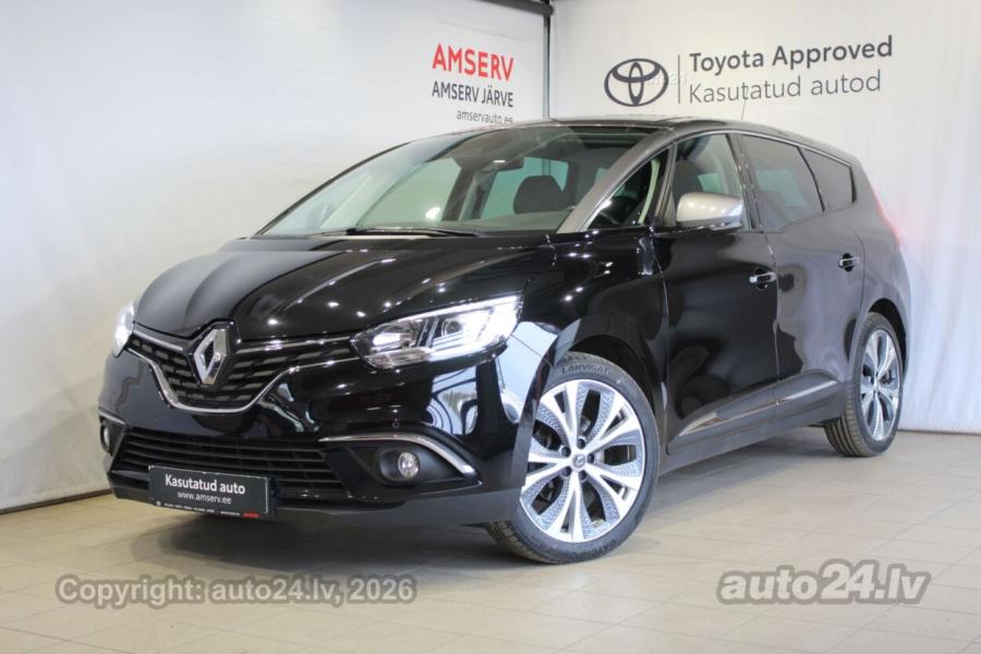 Black Renault Scenic 2021 in Tallinn, with an engine capacity of 1.30 L and mileage of 100 thousand km for 14990 €, photo 1 on AUTOMOTO.COM.LV