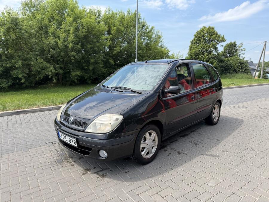 Melns Renault Scenic 2002 Ukmergė, ar dzinēja tilpumu 1.90 L un nobraukumu 300 tūkst. km par 700 €, foto 1 vietnē AUTOMOTO.COM.LV
