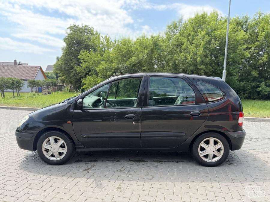 Melns Renault Scenic 2002 Ukmergė, ar dzinēja tilpumu 1.90 L un nobraukumu 300 tūkst. km par 700 €, foto 3 vietnē AUTOMOTO.COM.LV