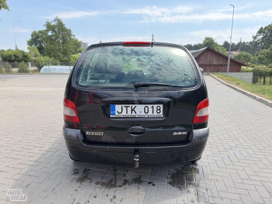 Melns Renault Scenic 2002 Ukmergė, ar dzinēja tilpumu 1.90 L un nobraukumu 300 tūkst. km par 700 €, foto 5 vietnē AUTOMOTO.COM.LV