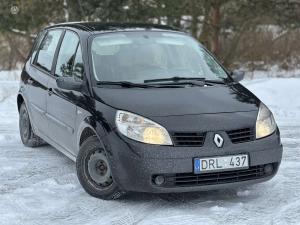 Black Renault Scenic 2005 in Vilnius, with an engine capacity of 1.60 L and mileage of 180 thousand km for 1350 €, photo  on AUTOMOTO.COM.LV