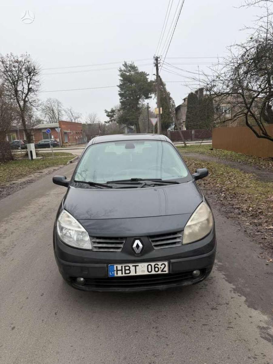 Black Renault Scenic 2006 in Kaunas, with an engine capacity of 1.87 L and mileage of 286 thousand km for 899 €, photo 3 on AUTOMOTO.COM.LV