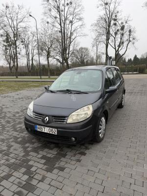 Black Renault Scenic 2006 in Kaunas, with an engine capacity of 1.90 L and mileage of 265 thousand km for 899 €, photo 3 on AUTOMOTO.COM.LV