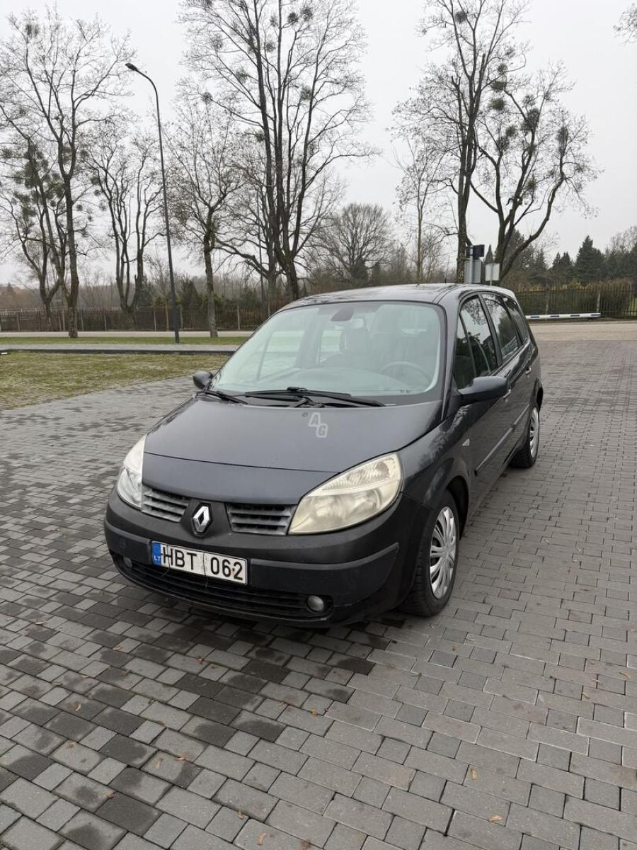 Black Renault Scenic 2006 in Kaunas, with an engine capacity of 1.90 L and mileage of 265 thousand km for 899 €, photo 3 on AUTOMOTO.COM.LV