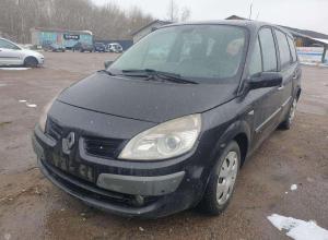 Melns Renault Scenic 2006 Plungė, ar dzinēja tilpumu 1.87 L un nobraukumu 200 tūkst. km par 600 €, foto  vietnē AUTOMOTO.COM.LV