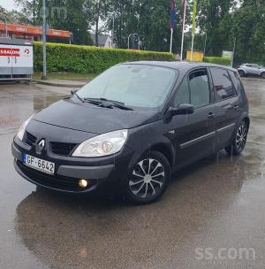 Melns Renault Scenic 2006 Jelgava, ar dzinēja tilpumu 1.90 L un nobraukumu 346 tūkst. km par 1250 €, foto 4 vietnē AUTOMOTO.COM.LV