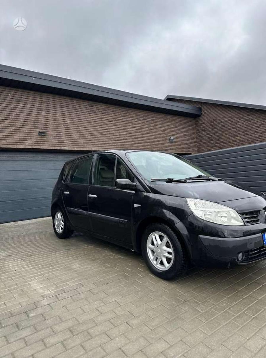 Melns Renault Scenic 2006 Viļņa, ar dzinēja tilpumu 1.46 L un nobraukumu 427 tūkst. km par 970 €, foto 4 vietnē AUTOMOTO.COM.LV