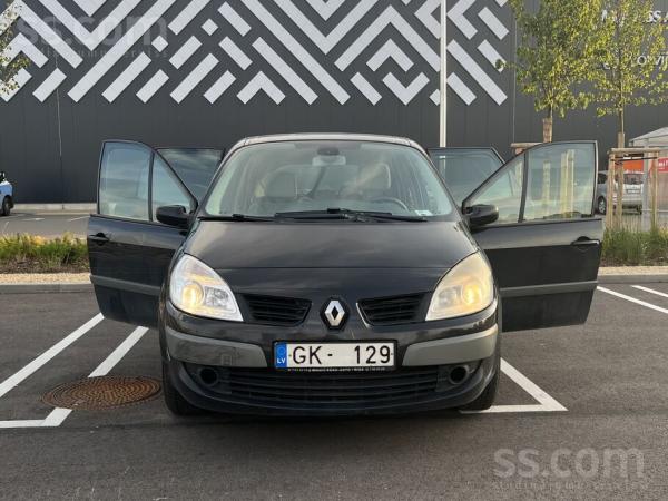 Melns Renault Scenic 2007 Rīga, ar dzinēja tilpumu 2.00 L un nobraukumu 294 tūkst. km par 600 €, foto 2 vietnē AUTOMOTO.COM.LV