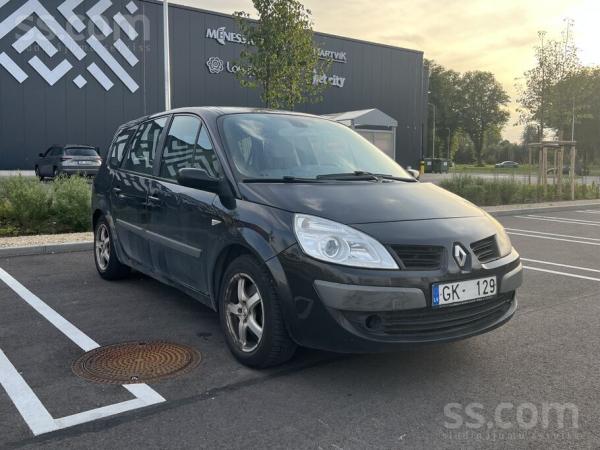 Melns Renault Scenic 2007 Rīga, ar dzinēja tilpumu 2.00 L un nobraukumu 294 tūkst. km par 600 €, foto 3 vietnē AUTOMOTO.COM.LV