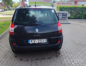 Melns Renault Scenic 2008 Jelgava, ar dzinēja tilpumu 1.90 L un nobraukumu 266 tūkst. km par 800 €, foto 3 vietnē AUTOMOTO.COM.LV