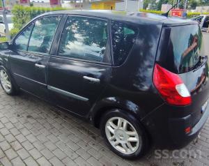 Melns Renault Scenic 2008 Jelgava, ar dzinēja tilpumu 1.90 L un nobraukumu 266 tūkst. km par 800 €, foto 5 vietnē AUTOMOTO.COM.LV