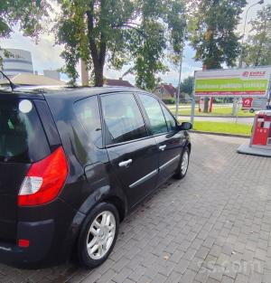Melns Renault Scenic 2008 Jelgava, ar dzinēja tilpumu 1.90 L un nobraukumu 266 tūkst. km par 800 €, foto 6 vietnē AUTOMOTO.COM.LV