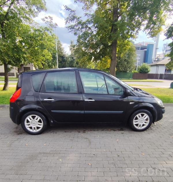 Black Renault Scenic 2008 in Jelgava, with an engine capacity of 1.90 L and mileage of 266 thousand km for 800 €, photo 4 on AUTOMOTO.COM.LV