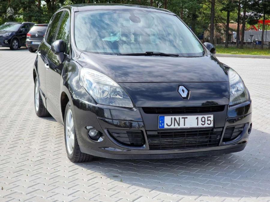 Black Renault Scenic 2009 in Siauliai, with an engine capacity of 1.46 L and mileage of 310 thousand km for 2950 €, photo 1 on AUTOMOTO.COM.LV