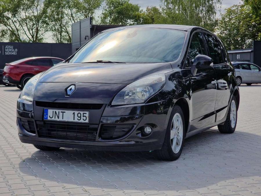 Black Renault Scenic 2009 in Siauliai, with an engine capacity of 1.46 L and mileage of 310 thousand km for 2950 €, photo 3 on AUTOMOTO.COM.LV