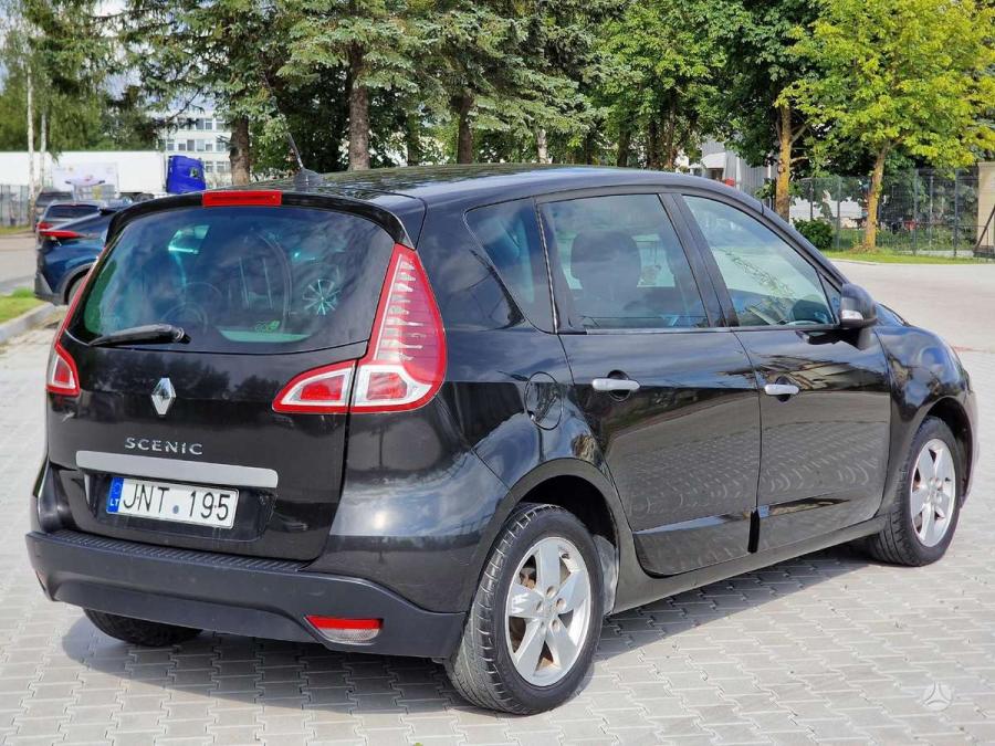 Black Renault Scenic 2009 in Siauliai, with an engine capacity of 1.46 L and mileage of 310 thousand km for 2950 €, photo 5 on AUTOMOTO.COM.LV