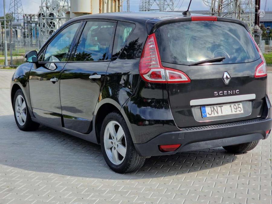 Black Renault Scenic 2009 in Siauliai, with an engine capacity of 1.46 L and mileage of 310 thousand km for 2950 €, photo 6 on AUTOMOTO.COM.LV