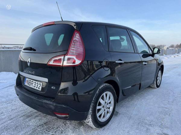 Black Renault Scenic 2009 in Vilnius, with an engine capacity of 1.87 L and mileage of 293 thousand km for 3500 €, photo 5 on AUTOMOTO.COM.LV