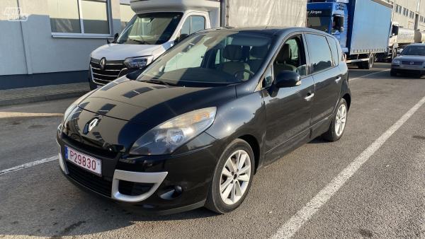 Black Renault Scenic 2009 in Vilkaviskis, with an engine capacity of 1.90 L and mileage of 250 thousand km for 2400 €, photo 1 on AUTOMOTO.COM.LV