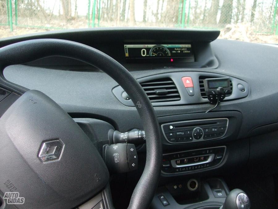 Black Renault Scenic 2009 in Druskininkai, with an engine capacity of 1.40 L and mileage of 202 thousand km for 2300 €, photo 11 on AUTOMOTO.COM.LV