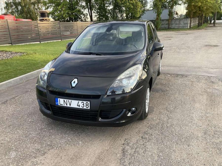 Melns Renault Scenic 2009 Šauļi, ar dzinēja tilpumu 1.50 L un nobraukumu 354 tūkst. km par 1950 €, foto 1 vietnē AUTOMOTO.COM.LV