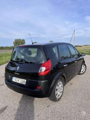 Black Renault Scenic 2009 in Vilkaviskis, with an engine capacity of 1.87 L and mileage of 330 thousand km for 1350 €, photo 4 on AUTOMOTO.COM.LV