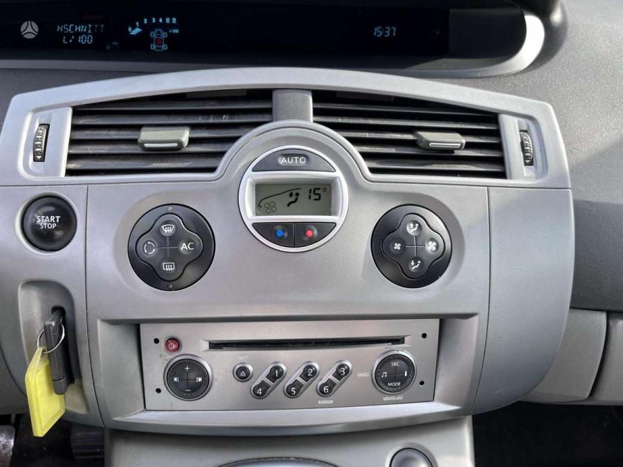 Black Renault Scenic 2009 in Vilkaviskis, with an engine capacity of 1.87 L and mileage of 330 thousand km for 1350 €, photo 9 on AUTOMOTO.COM.LV