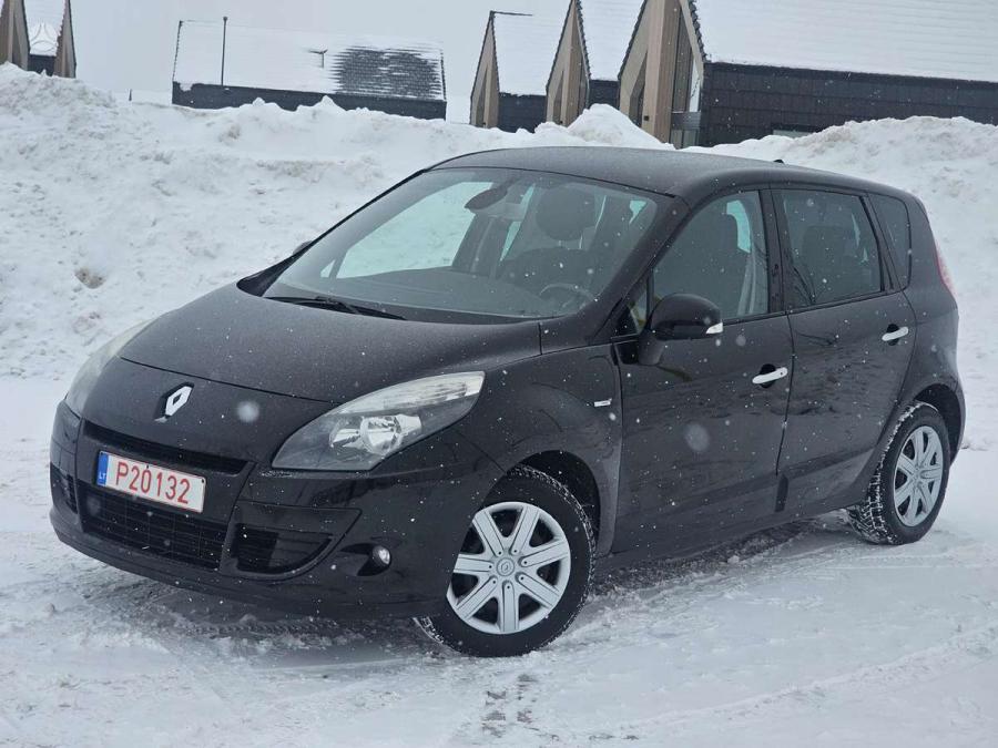 Black Renault Scenic 2011 in Klaipeda, with an engine capacity of 1.46 L and mileage of 200 thousand km for 3799 €, photo 1 on AUTOMOTO.COM.LV