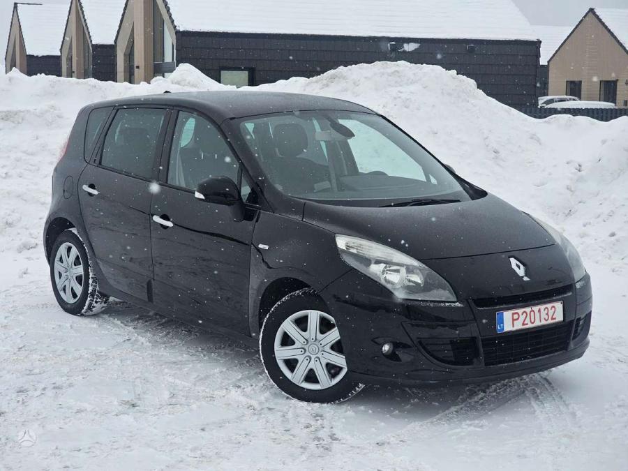 Black Renault Scenic 2011 in Klaipeda, with an engine capacity of 1.46 L and mileage of 200 thousand km for 3799 €, photo 8 on AUTOMOTO.COM.LV