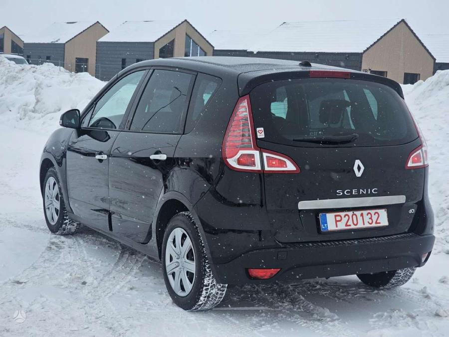 Black Renault Scenic 2011 in Klaipeda, with an engine capacity of 1.46 L and mileage of 200 thousand km for 3799 €, photo 11 on AUTOMOTO.COM.LV