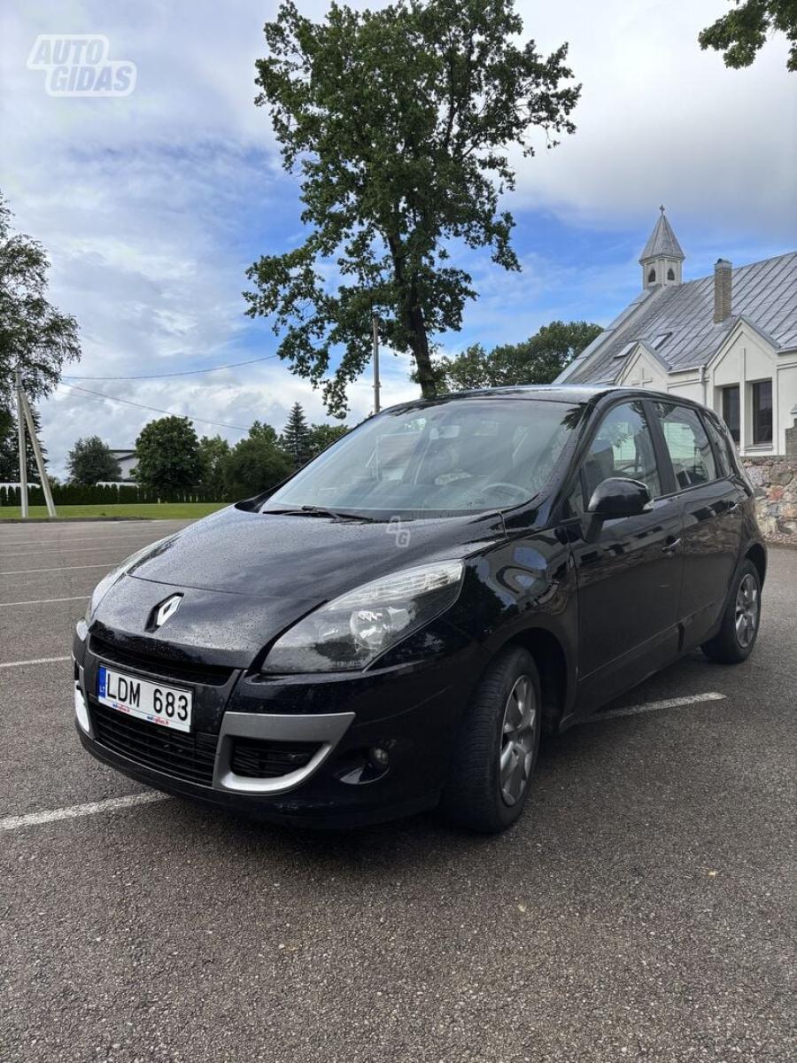 Black Renault Scenic 2011 in Marijampole, with an engine capacity of 1.50 L and mileage of 308 thousand km for 2800 €, photo 4 on AUTOMOTO.COM.LV