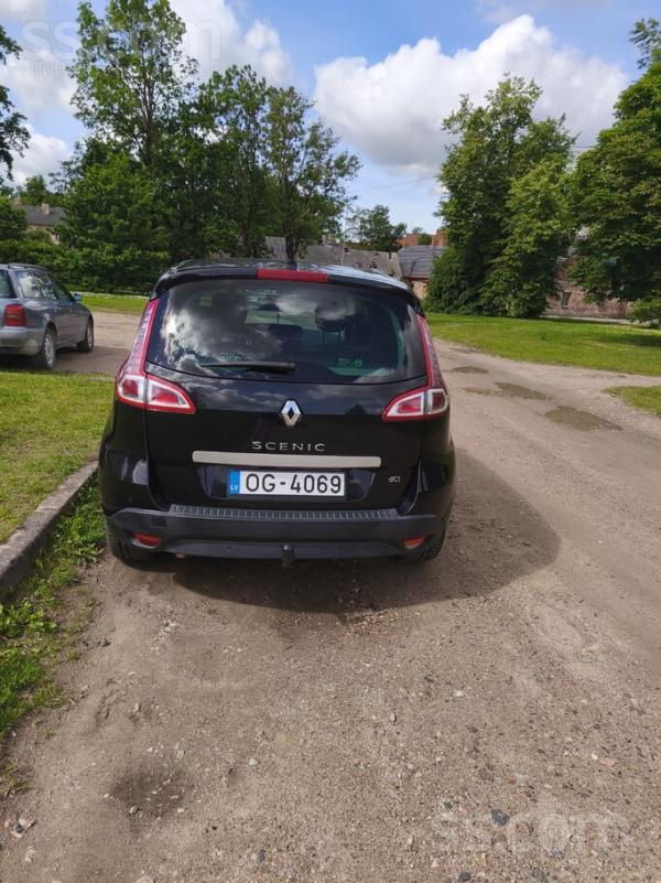 Melns Renault Scenic 2011 Jelgava, ar dzinēja tilpumu 1.90 L un nobraukumu 158 tūkst. km par 4750 €, foto 3 vietnē AUTOMOTO.COM.LV