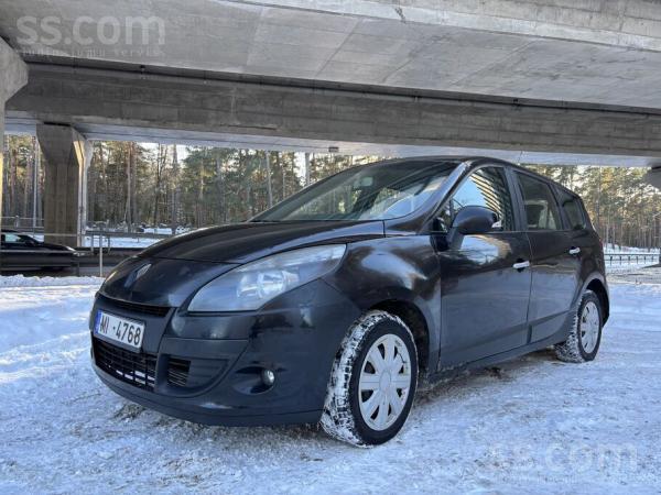 Black Renault Scenic 2011 in Riga, with an engine capacity of 1.50 L and mileage of 441 thousand km for 1200 €, photo 1 on AUTOMOTO.COM.LV