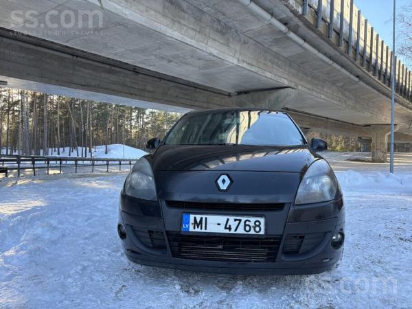 Black Renault Scenic 2011 in Riga, with an engine capacity of 1.50 L and mileage of 441 thousand km for 1200 €, photo 5 on AUTOMOTO.COM.LV