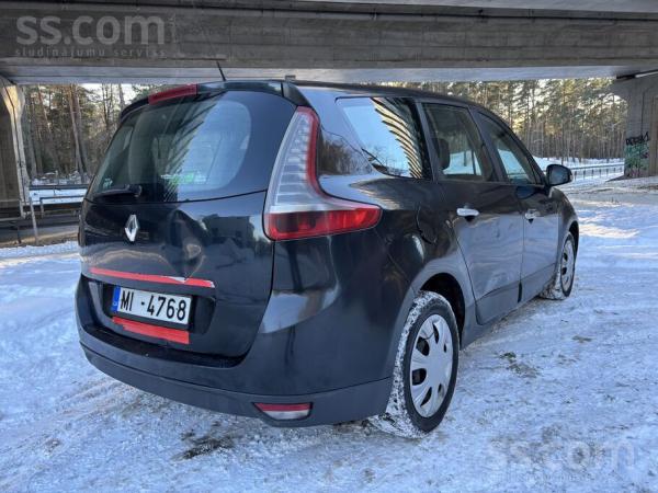 Black Renault Scenic 2011 in Riga, with an engine capacity of 1.50 L and mileage of 441 thousand km for 1200 €, photo 6 on AUTOMOTO.COM.LV