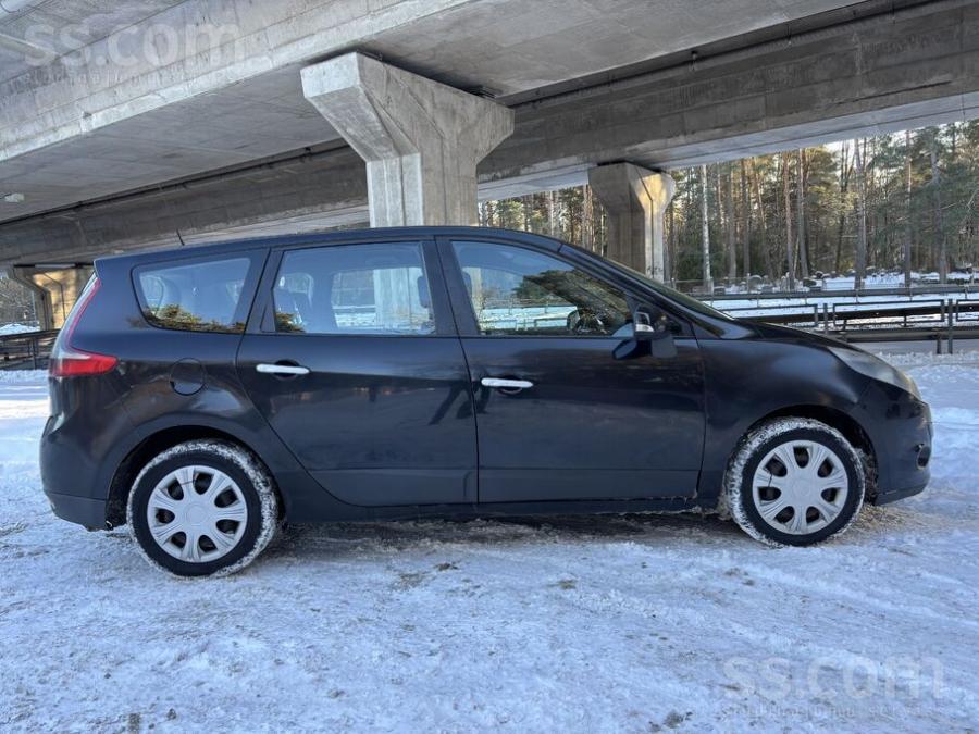 Black Renault Scenic 2011 in Riga, with an engine capacity of 1.50 L and mileage of 441 thousand km for 1200 €, photo 8 on AUTOMOTO.COM.LV