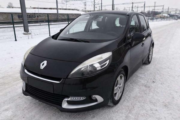 Black Renault Scenic 2012 in Siauliai, with an engine capacity of 1.50 L and mileage of 391 thousand km for 2650 €, photo 1 on AUTOMOTO.COM.LV