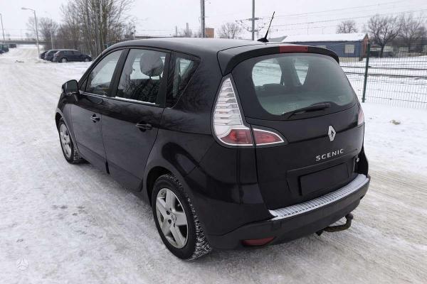 Black Renault Scenic 2012 in Siauliai, with an engine capacity of 1.50 L and mileage of 391 thousand km for 2650 €, photo 6 on AUTOMOTO.COM.LV
