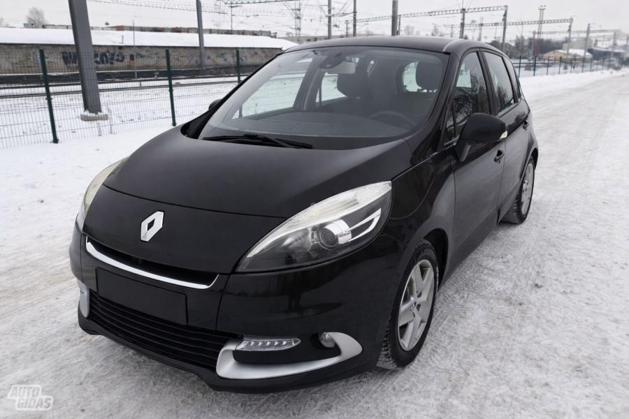 Black Renault Scenic 2012 in Siauliai, with an engine capacity of 1.50 L and mileage of 391 thousand km for 2650 €, photo 1 on AUTOMOTO.COM.LV