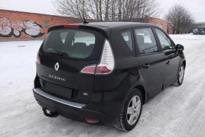 Black Renault Scenic 2012 in Siauliai, with an engine capacity of 1.50 L and mileage of 391 thousand km for 2650 €, photo 4 on AUTOMOTO.COM.LV