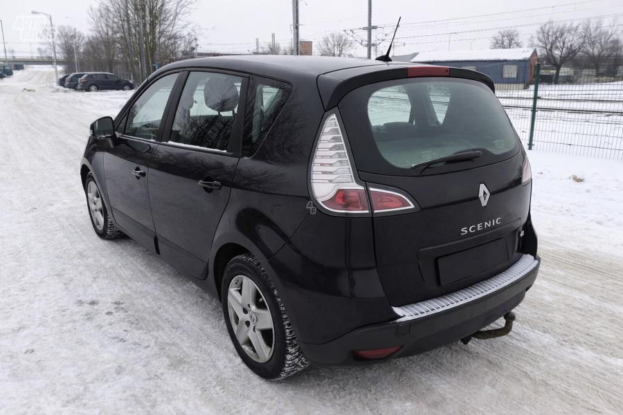 Black Renault Scenic 2012 in Siauliai, with an engine capacity of 1.50 L and mileage of 391 thousand km for 2650 €, photo 6 on AUTOMOTO.COM.LV
