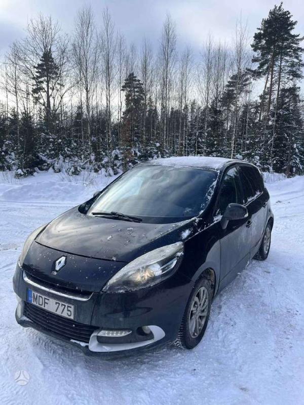 Black Renault Scenic 2012 in Vilnius, with an engine capacity of 1.46 L and mileage of 250 thousand km for 2500 €, photo 1 on AUTOMOTO.COM.LV