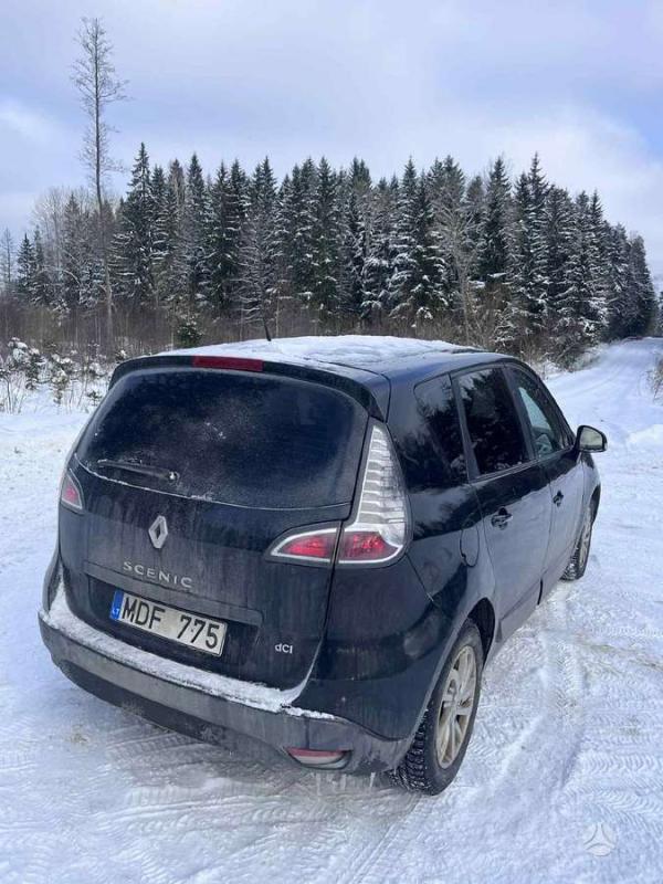 Black Renault Scenic 2012 in Vilnius, with an engine capacity of 1.46 L and mileage of 250 thousand km for 2500 €, photo 2 on AUTOMOTO.COM.LV