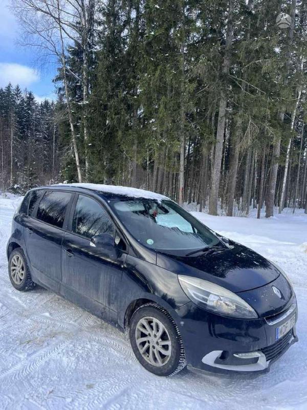 Black Renault Scenic 2012 in Vilnius, with an engine capacity of 1.46 L and mileage of 250 thousand km for 2500 €, photo 4 on AUTOMOTO.COM.LV
